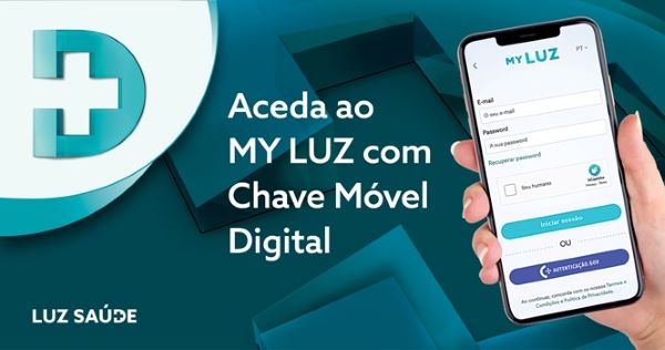 MY LUZ com Chave Móvel Digital | Hospital da Luz